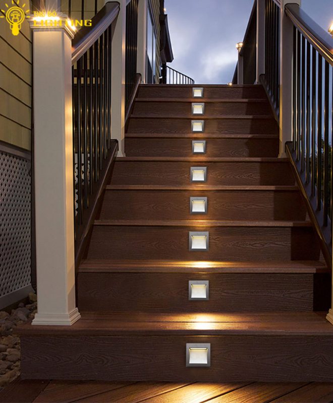 Phân loại đèn led chân cầu thang trên thị trường